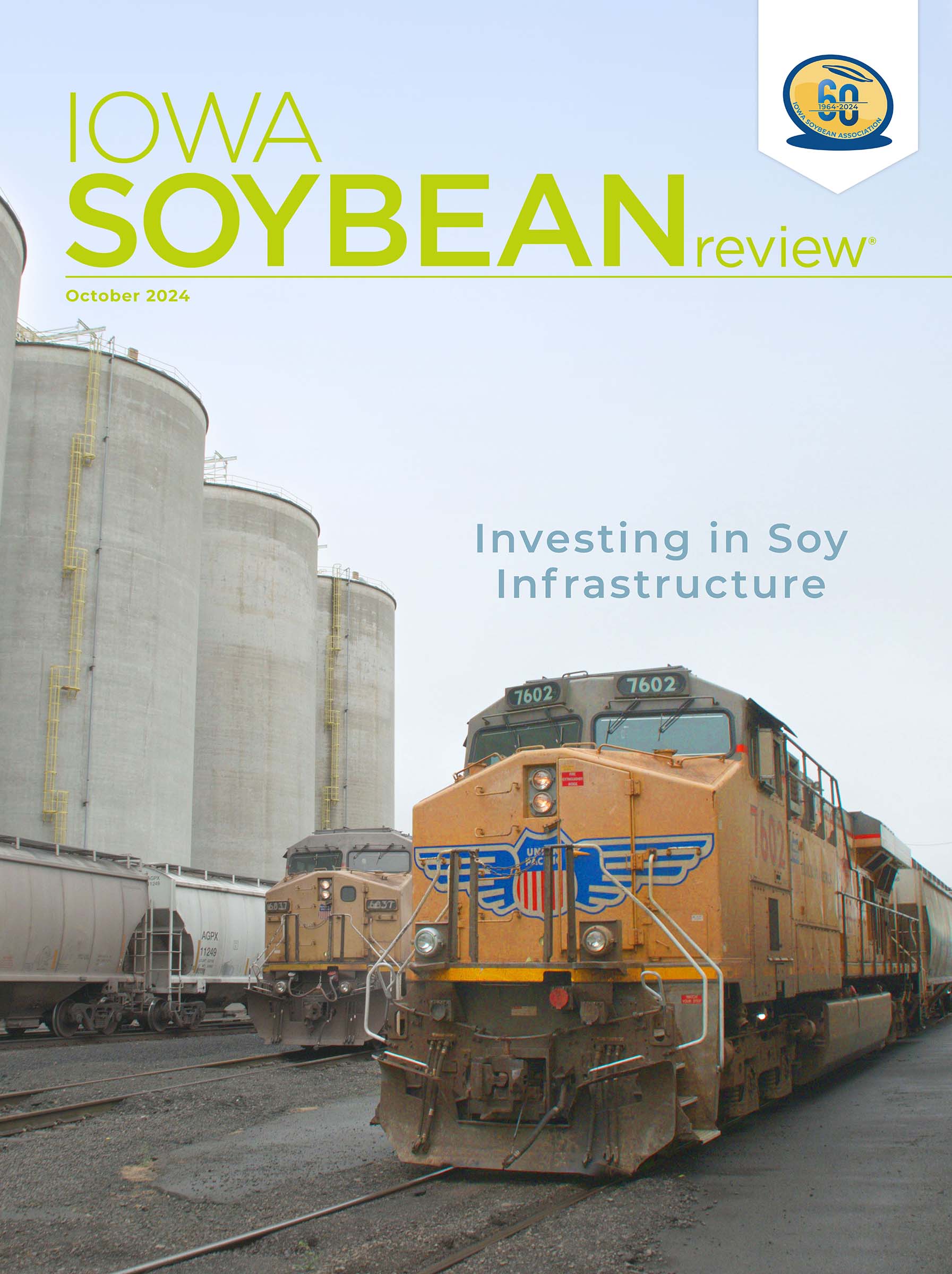 October Edition of the Iowa Soybean Review Magazine